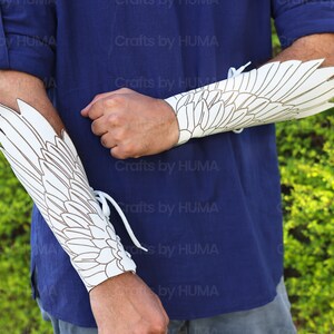 Viking Medieval Raven Wings Armor, Ren Faire Larp Leather Armor ...