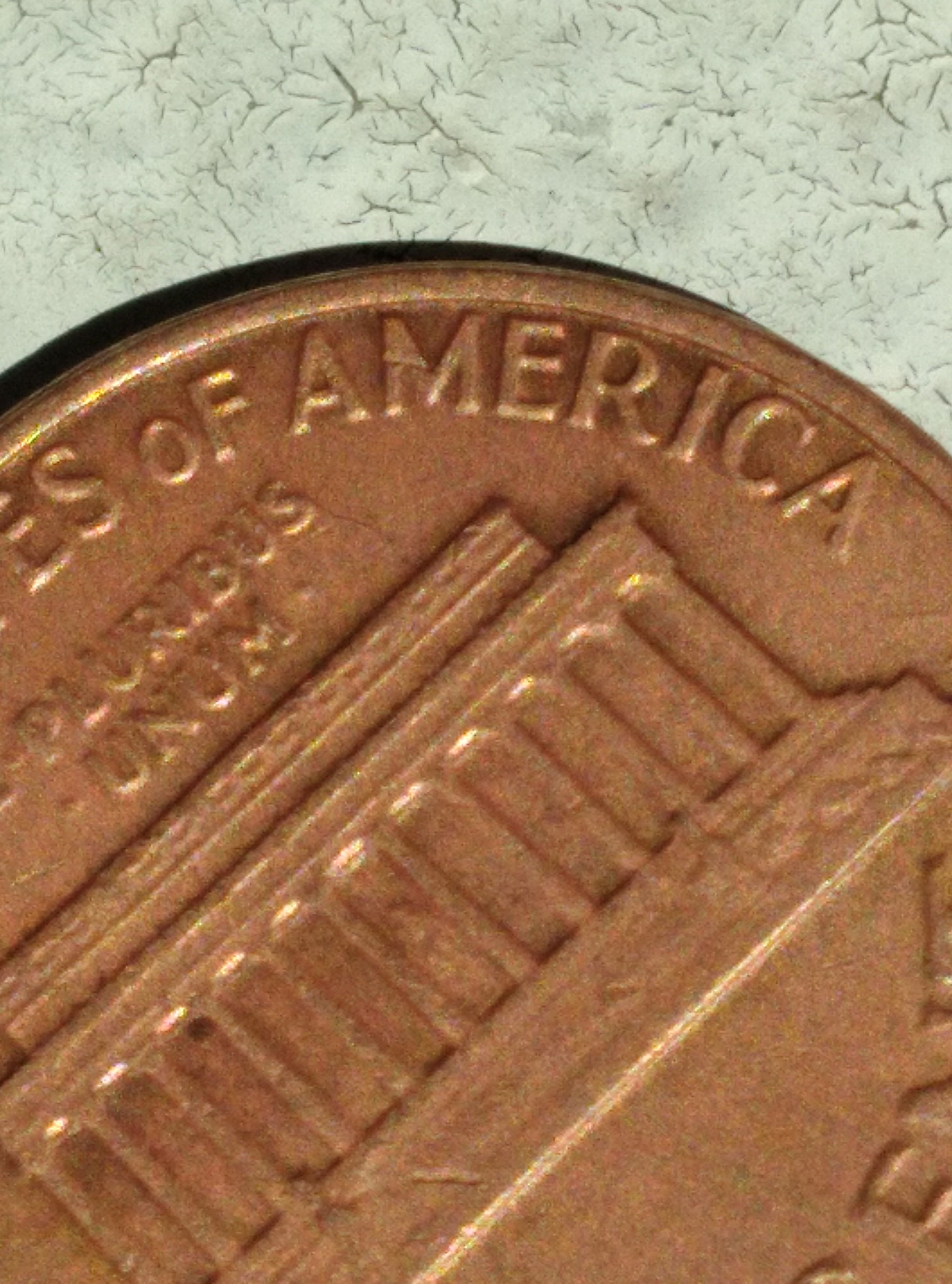 1980 Copper Penny No Mint Mark Error Line Across M - Etsy