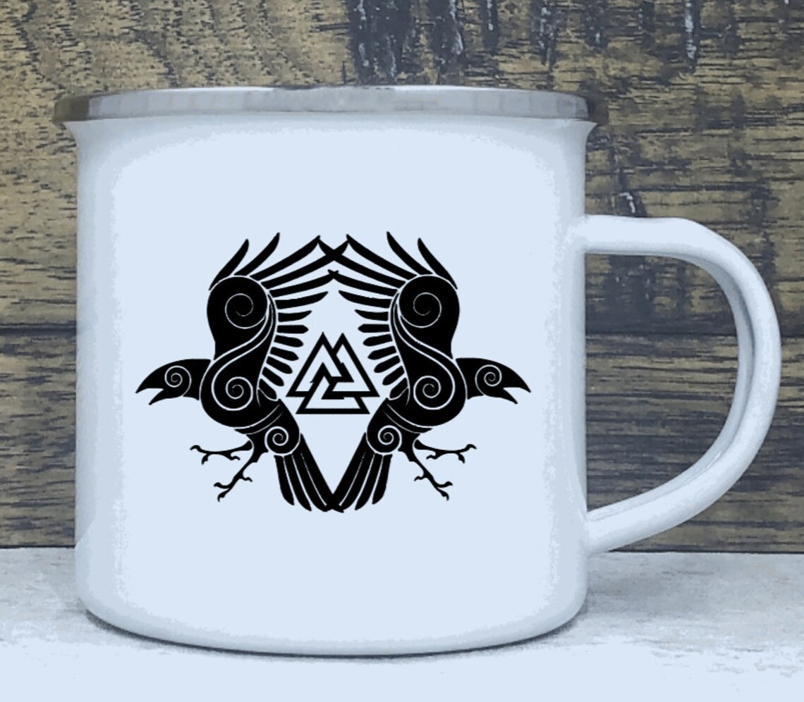 Celtic Ravens/ Odin's Ravens With Valknut Vinyl Decals for Picture ...