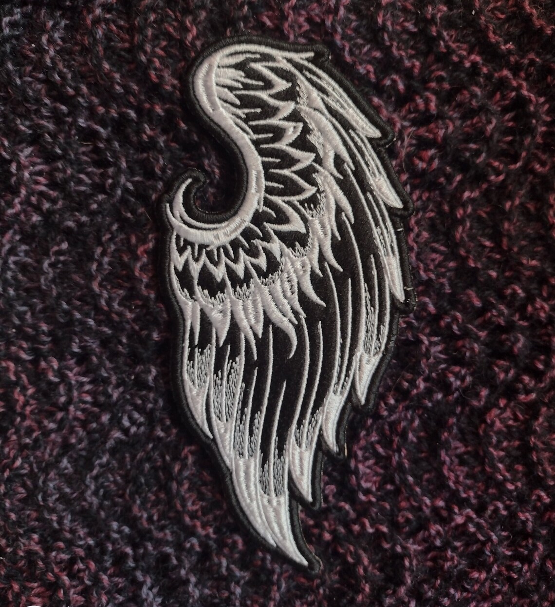 Angel Wing Embroidered Patch | Pair of Angel Wing Patches | Embroidered ...