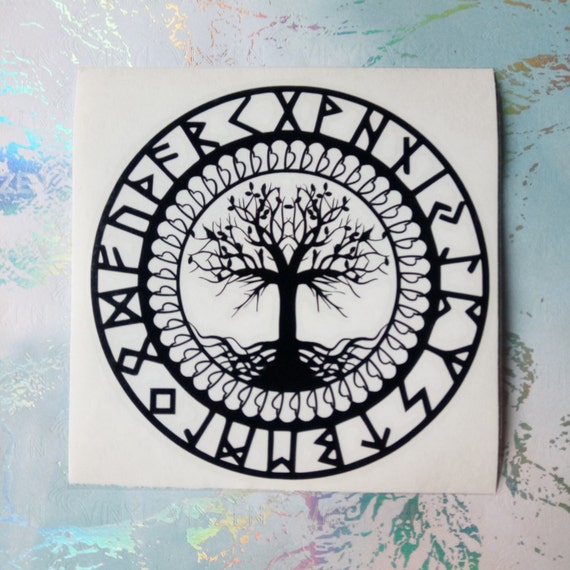 Yggdrasil/ Tree of Life/ Viking/ Norse Vinyl Decal for - Etsy