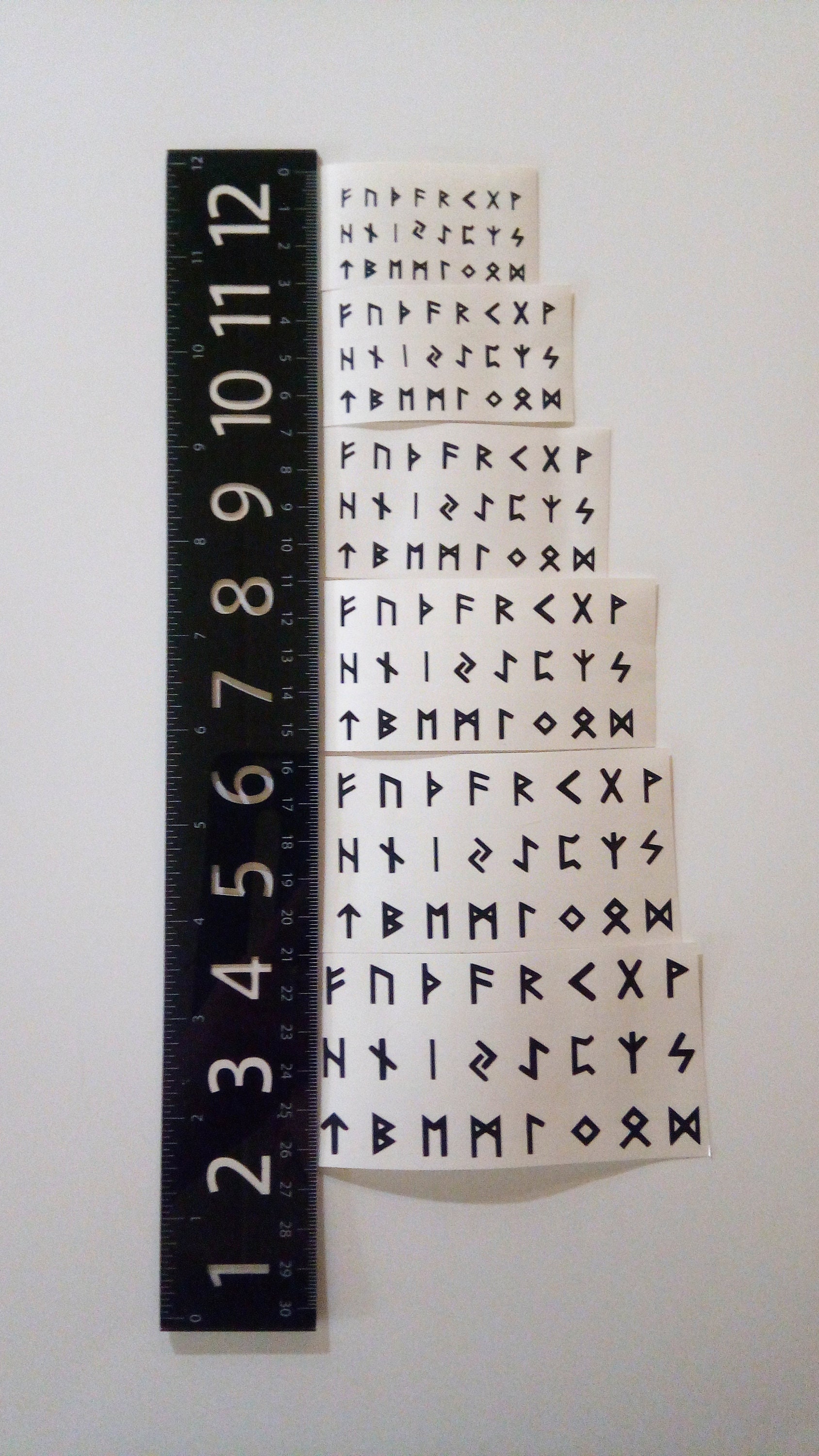 Nordicviking Elder Futhark Vinyl Nail Decalvinyl Decalnail - Etsy
