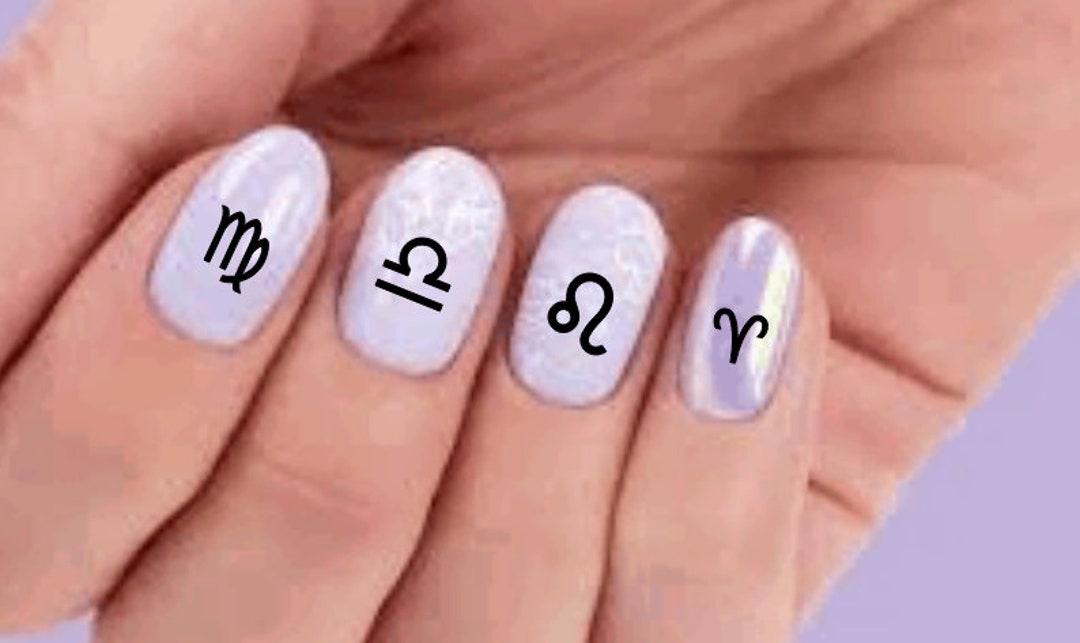 Astrological/ Zodiac/ Horoscope Nail Art Vinyl Decal - Etsy Canada