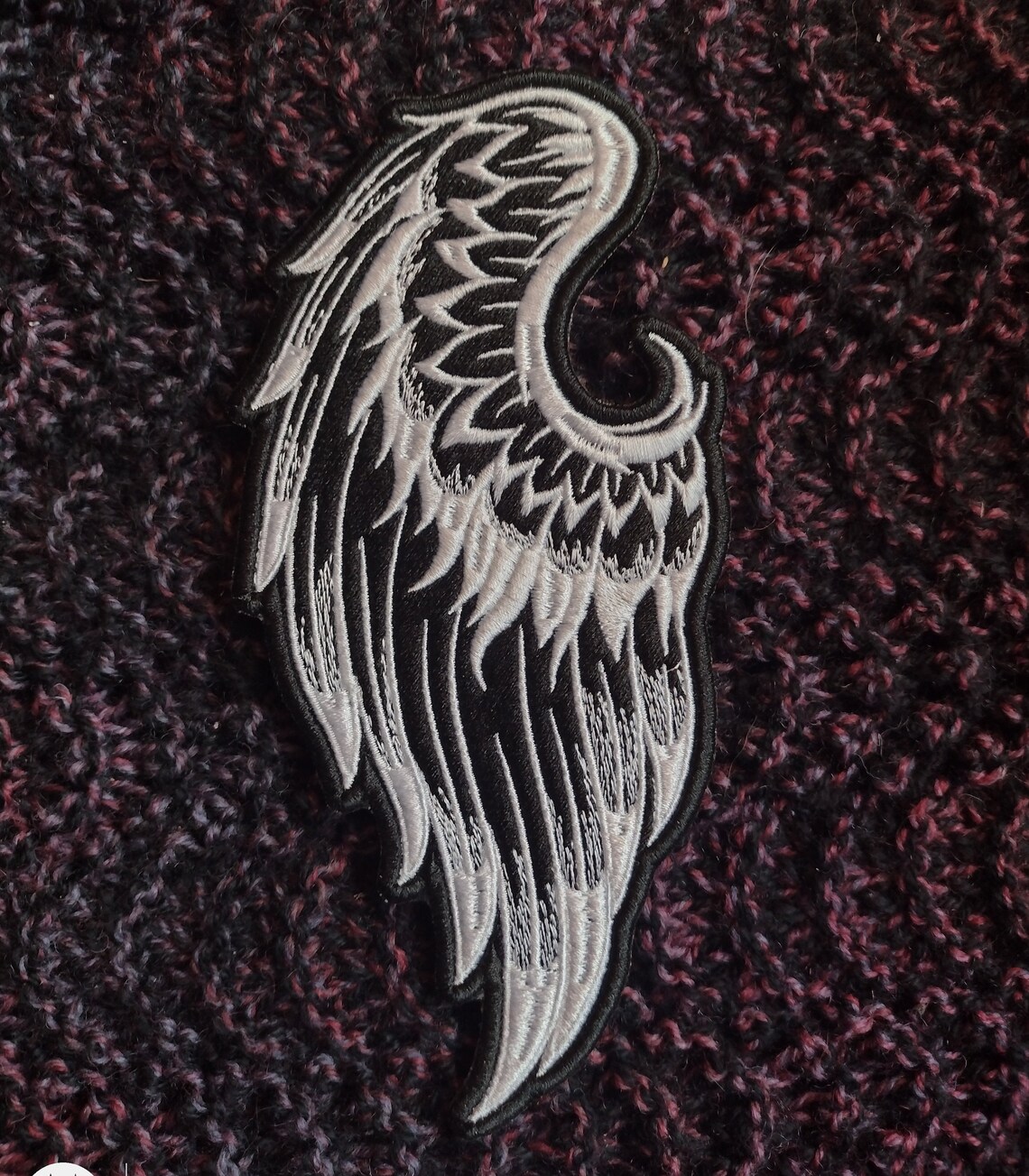 Angel Wing Embroidered Patch | Pair of Angel Wing Patches | Embroidered ...