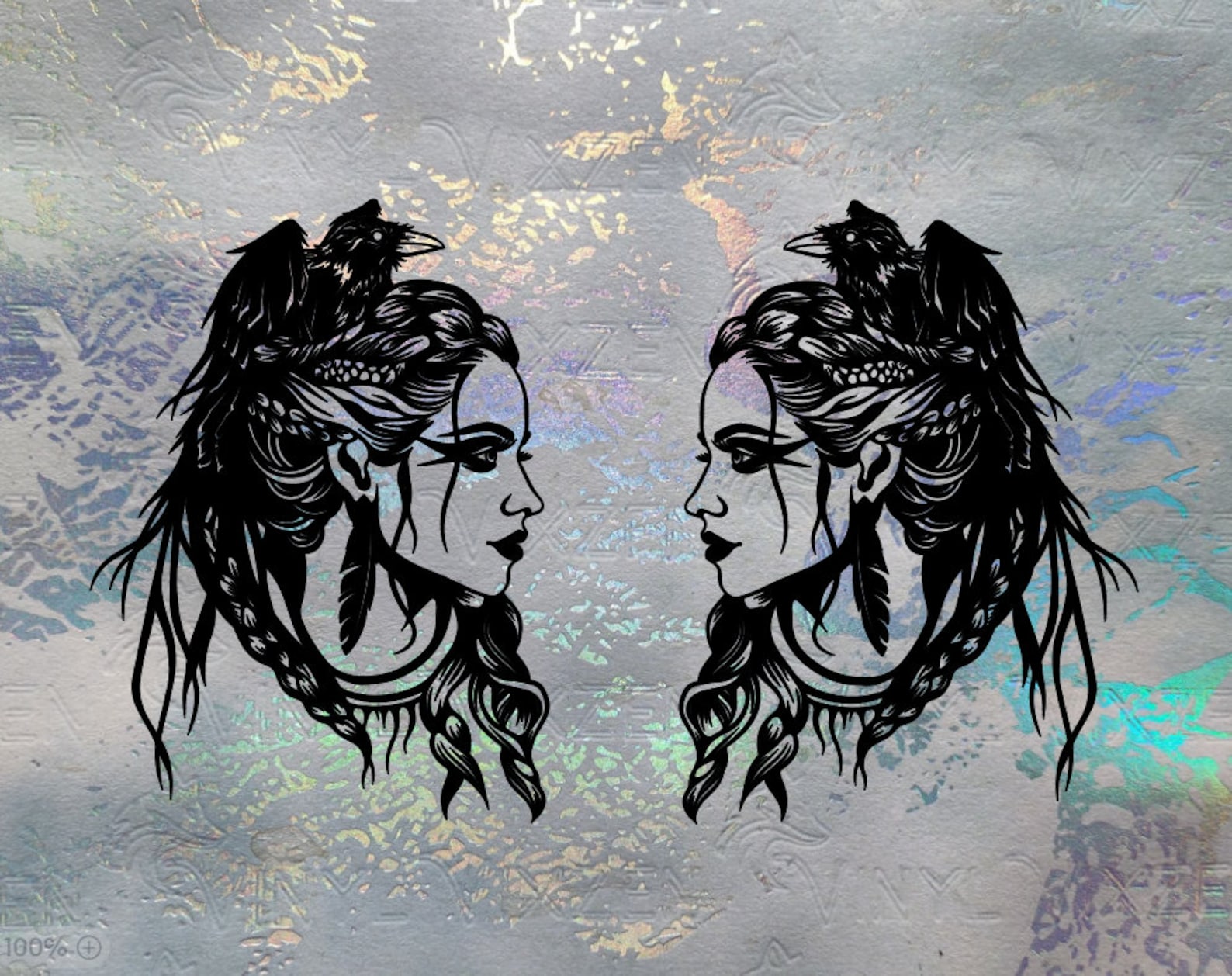 Celtic Goddess Morrigan Vinyl Decal Celtic Mythology Celtic Gods Bumper ...