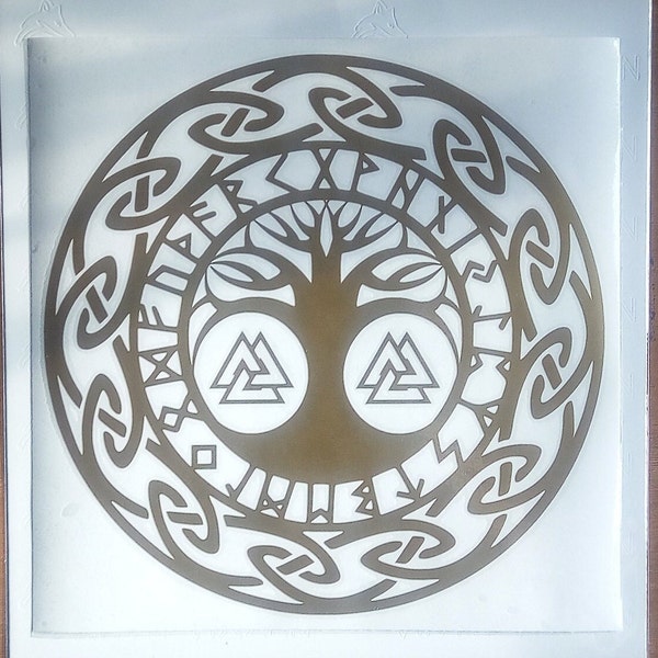 Viking Tree of Life Wall Decal - Etsy