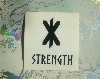 Bind Rune for Strength Bind Runes Permanent Vinyl Decals - Etsy