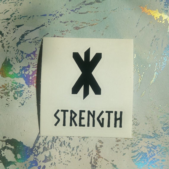 Bind Rune for Strength Bind Runes Permanent Vinyl Decals - Etsy