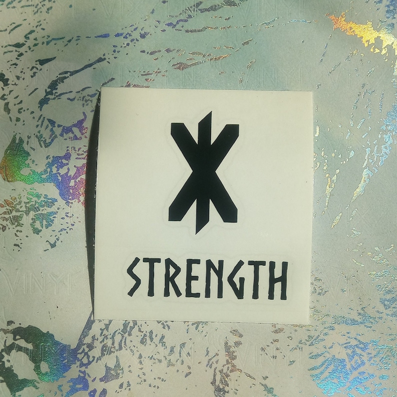 Bind Rune for Strength Bind Runes Permanent Vinyl Decals - Etsy
