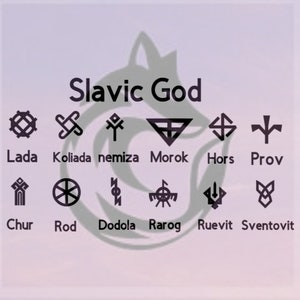 Symbols of the Old Gods/ Traditional Slavic Symbols Vinyl Decal ...