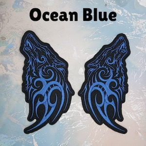 Celtic Wolf Embroidered Patch | Odin's Wolves Patches | Viking Patch Sew On/ Iron on Patch ...