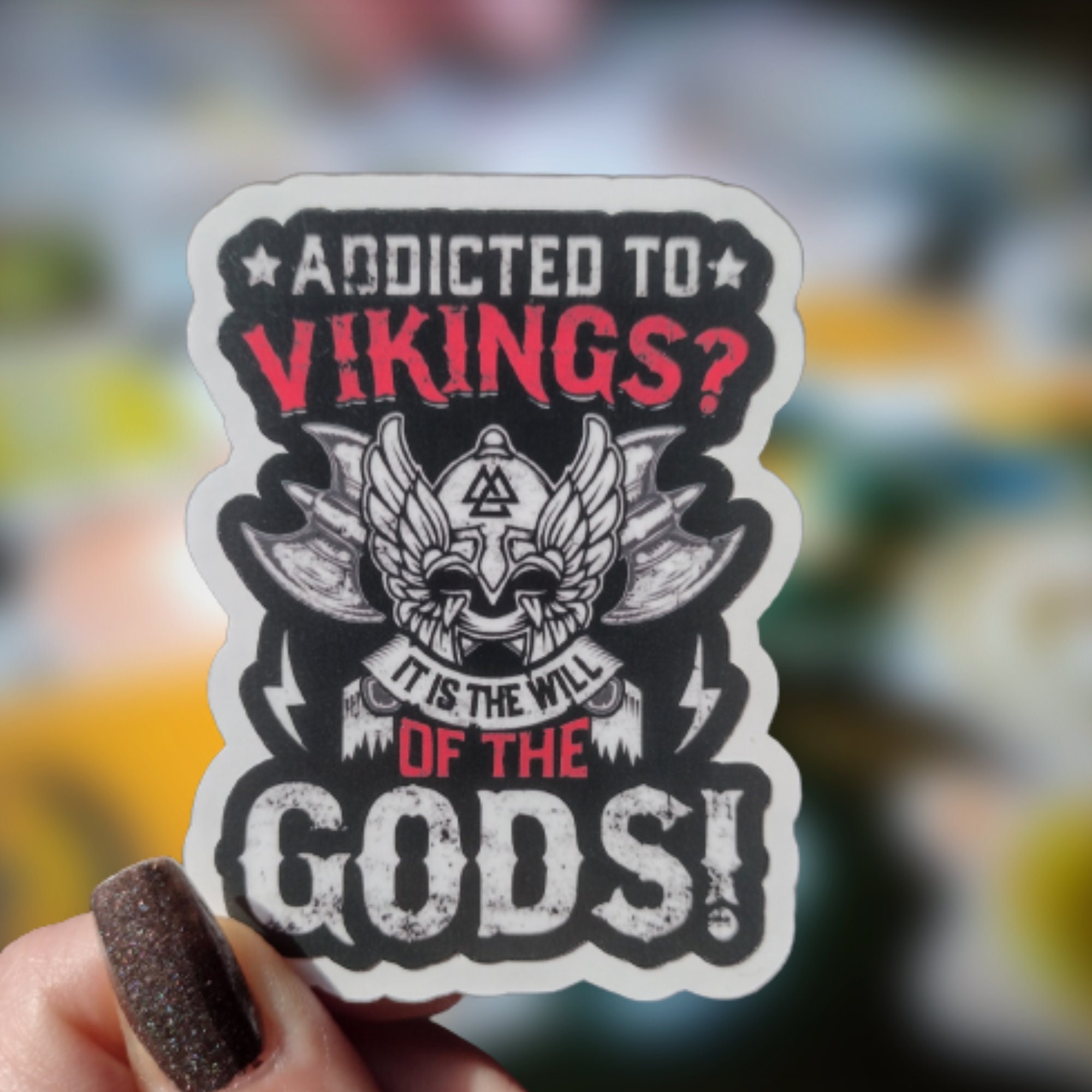 Viking Quote Sticker for Water Bottles, Hydro Flasks, Windows, Planners ...