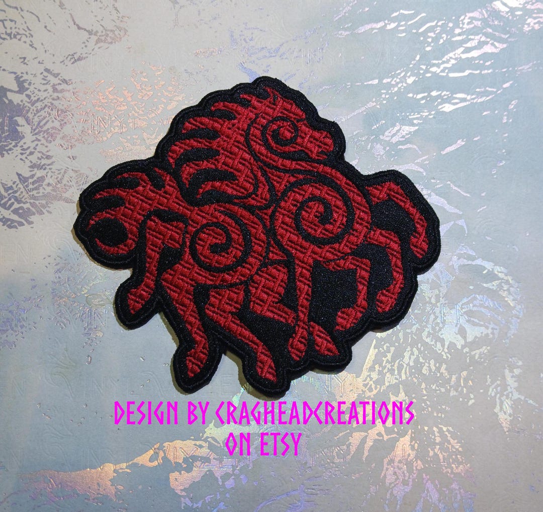 Sleipnir Embroidered Patch / Sew on / Iron on Patch Odins Steed Patch ...