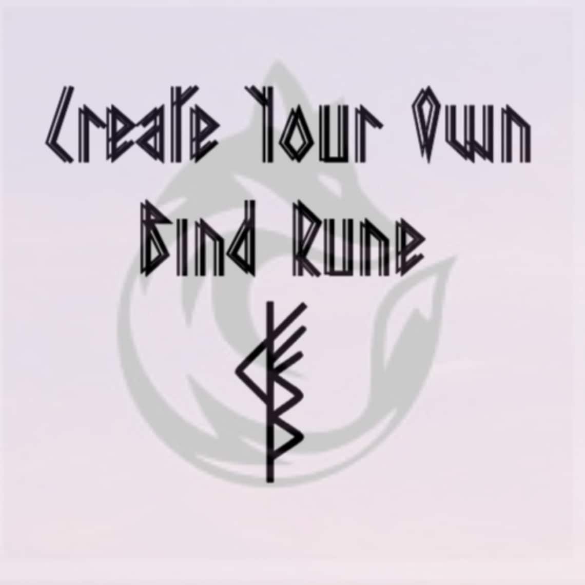 Custom Bind Runes Create Your Own Bind Rune Viking Heathen Pagan ...