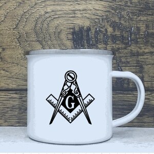 Traditional Masonic Square & Compass With G Symbol Vinyl Decal Car ...
