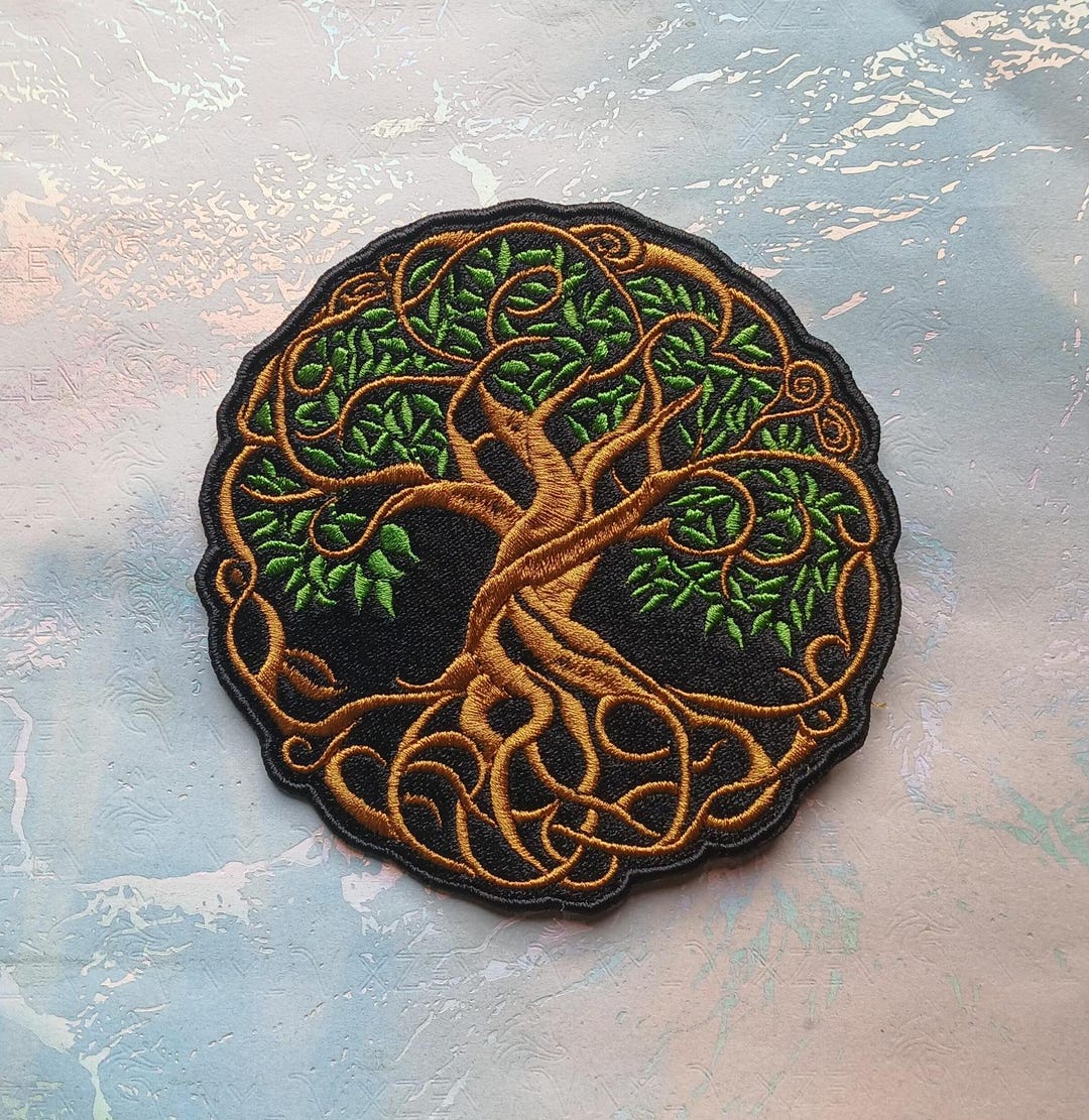 Celtic Tree of Life Patch | Embroidered Celtic Patch | Tree of Life ...