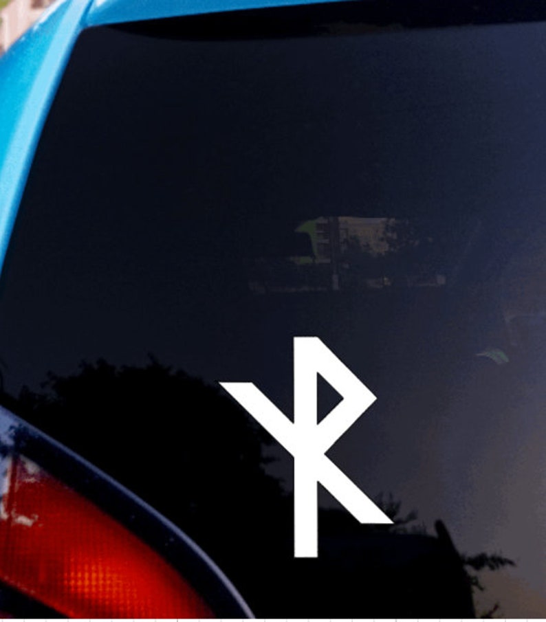 Bind Rune for Safe Travels Bind Runes Permanent Vinyl Decals - Etsy