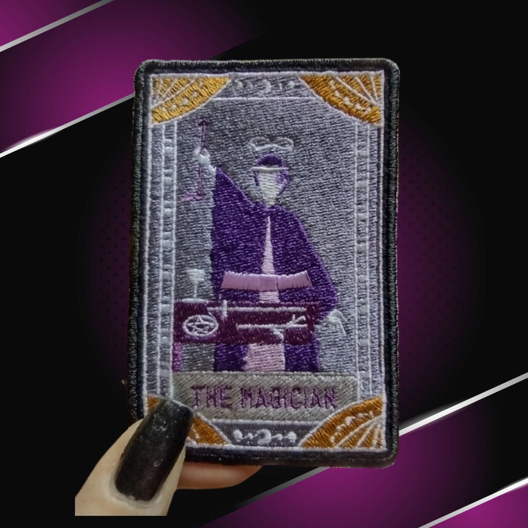 Embroidered Tarot Card Patch Major Arcana Tarot Card the Magician Sew ...