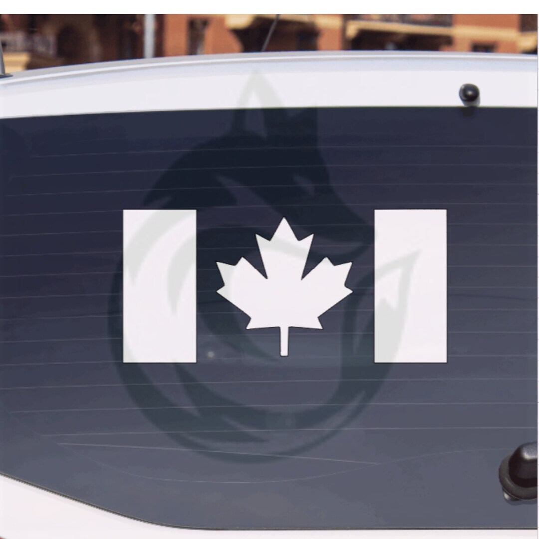 Canada Flag / Maple Leaf Vinyl Decal Bumper Sticker/ Windows/ - Etsy