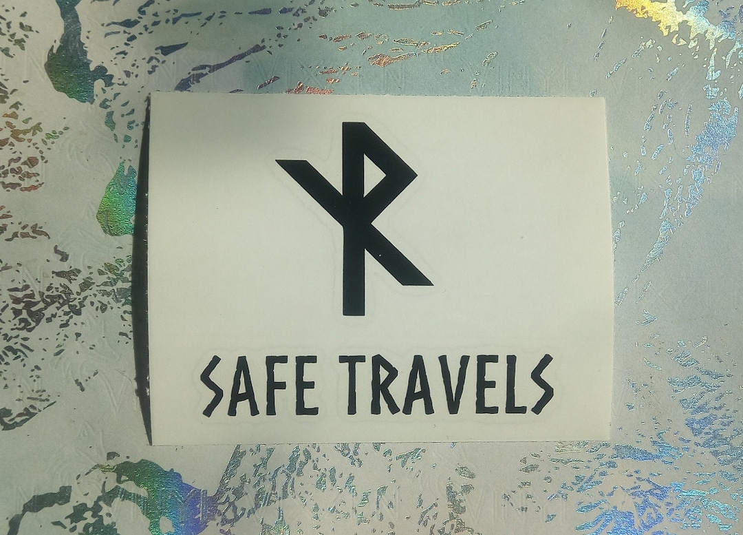 Bind Rune for Safe Travels Bind Runes Permanent Vinyl Decals With ...