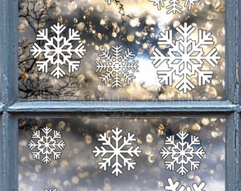 Winter Window Decal | Etsy
