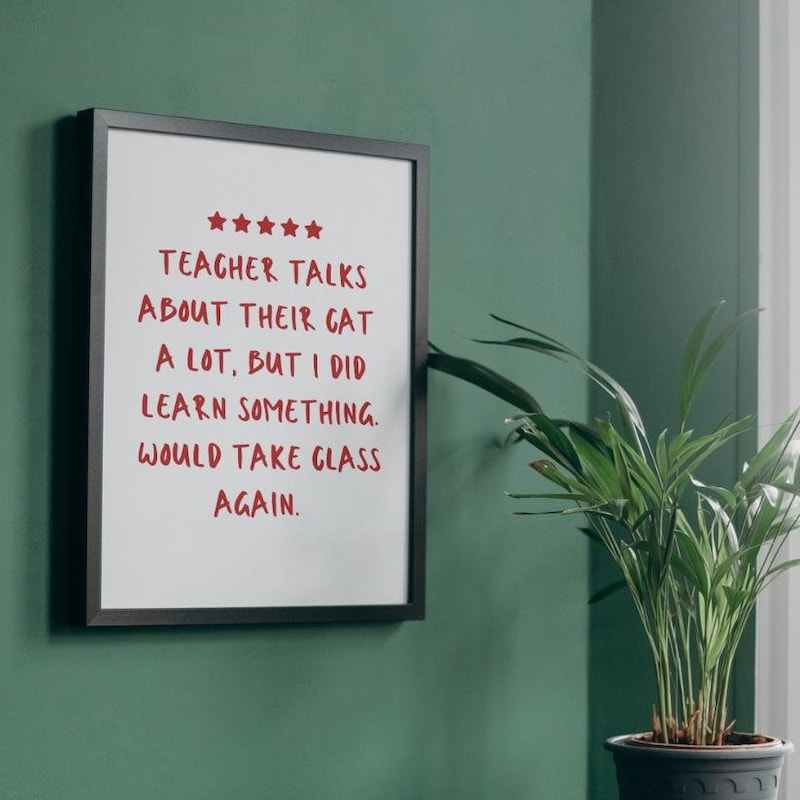 Hang in There Cat Poster - Etsy