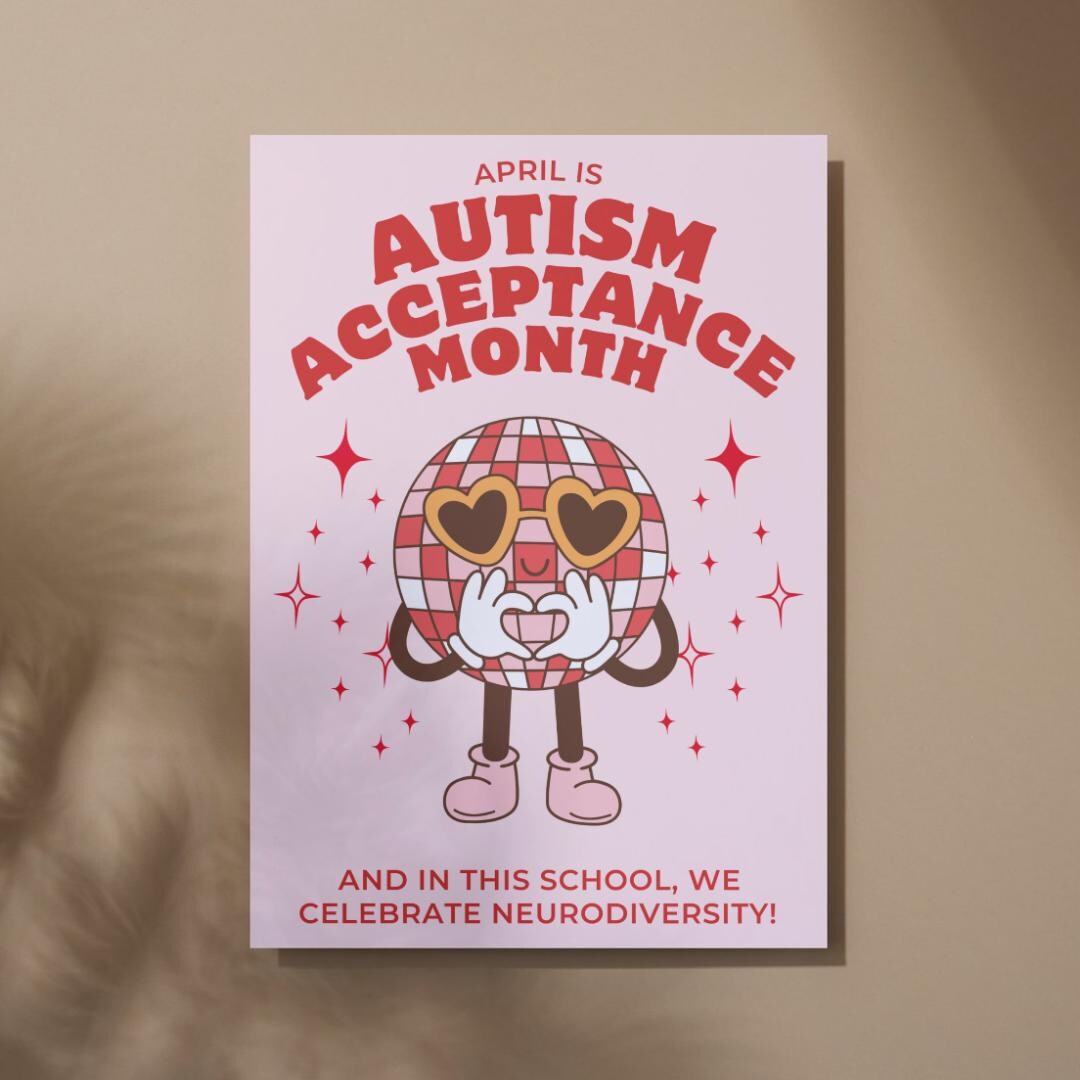 Autism Acceptance Month School Poster - Inclusive Classroom - DEI ...