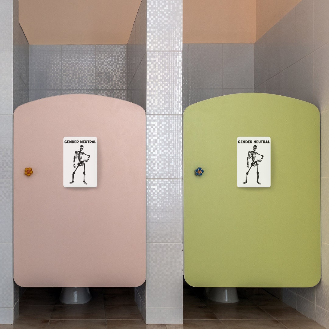 Gender Neutral Bathroom Sign - Restroom Sign - Inclusive Office Decor ...
