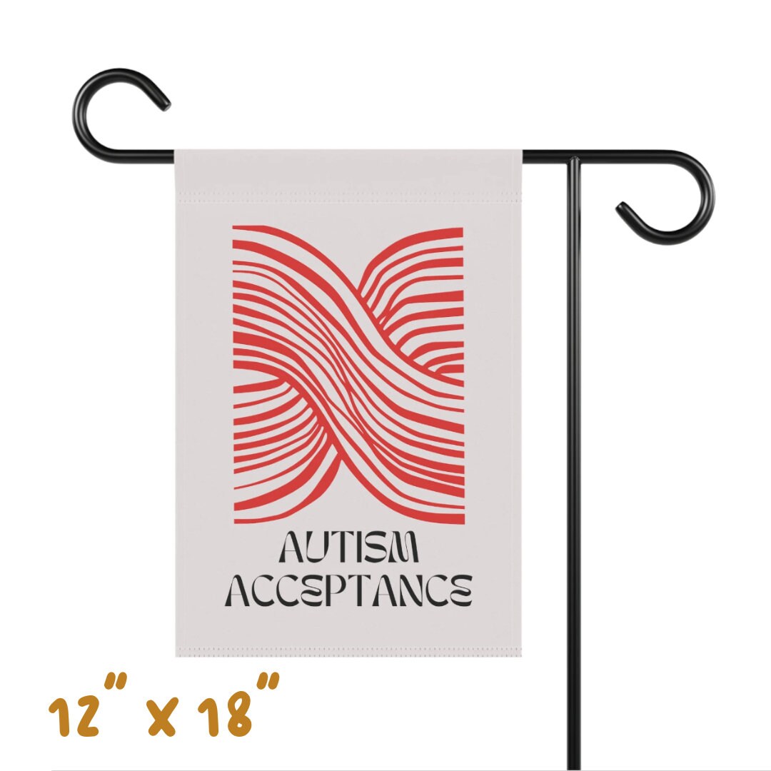 Autism Acceptance Flag - Autism Infinity Sign - Yard Flag - Autistic ...