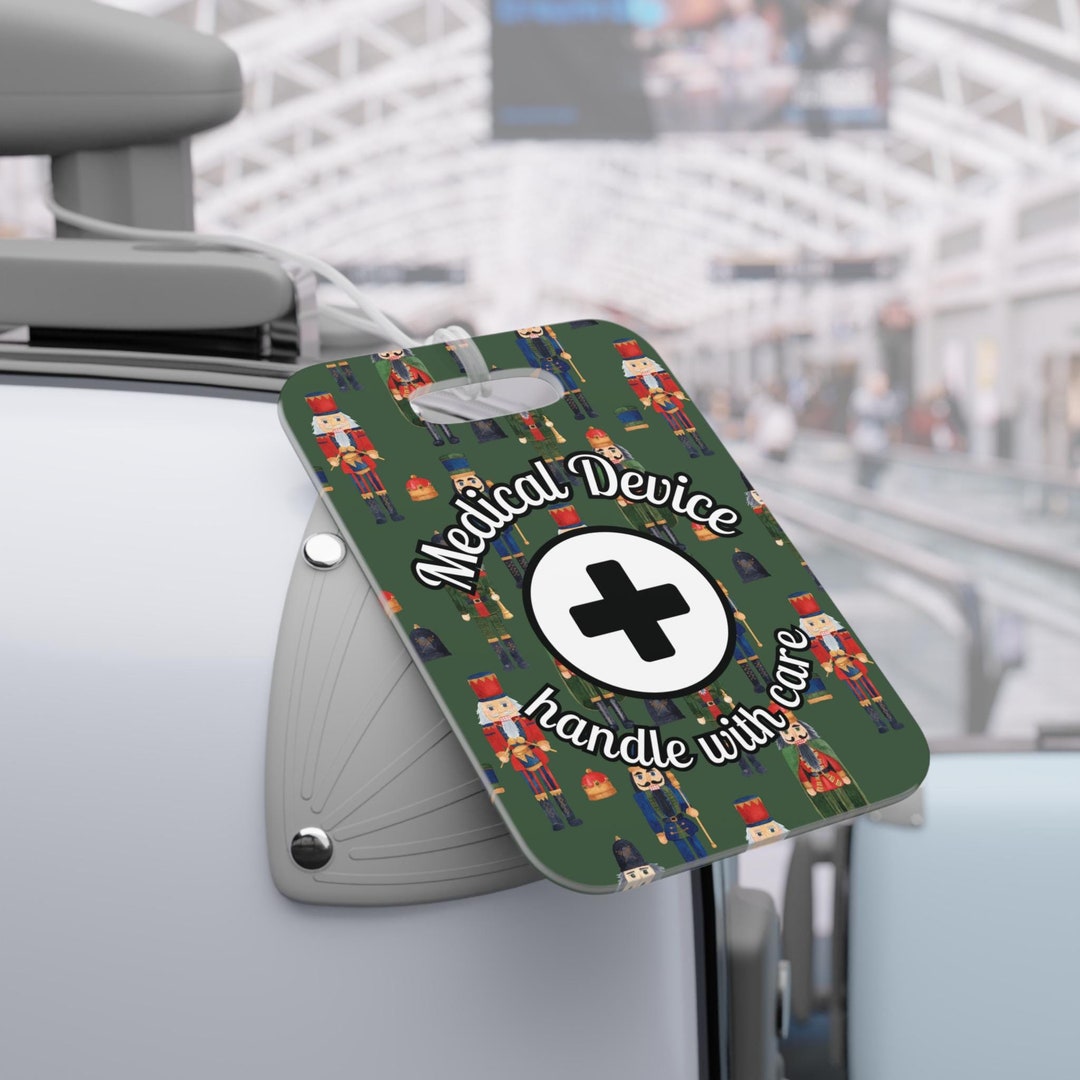 Christmas Medical Device Tag: Nutcracker Holiday Design - Etsy