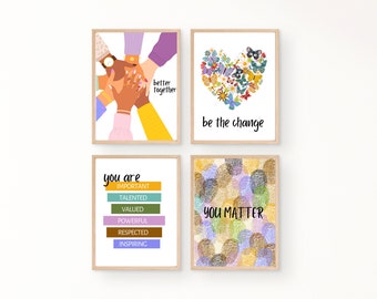 Diverse and Inclusive People Quotes for Classrooms and Kids - Etsy