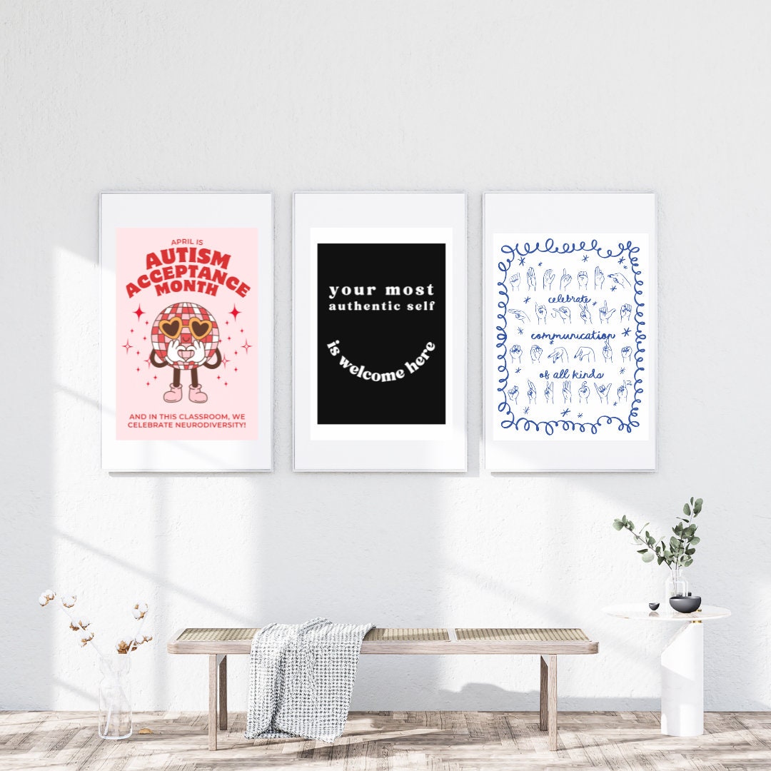 ASL Alphabet Poster Sign Language Poster Diverse Classroom Poster ...