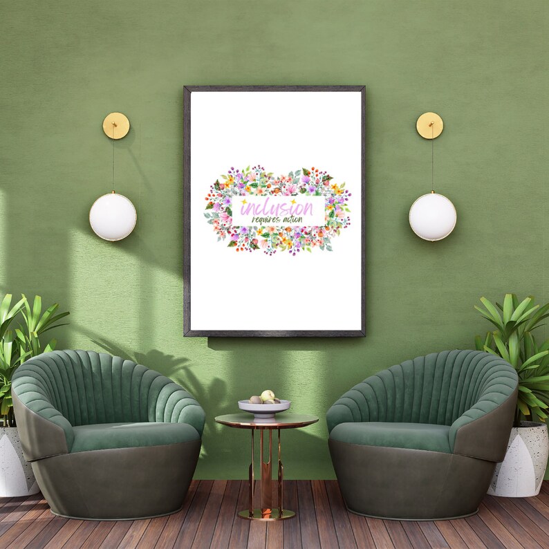 Cartel de diversidad, equidad e inclusión Decoración de la oficina DEI ...