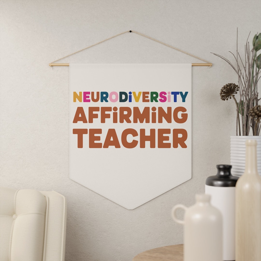 Inclusive Teacher Wall Art Pennant - Inclusive Classroom Decor ...