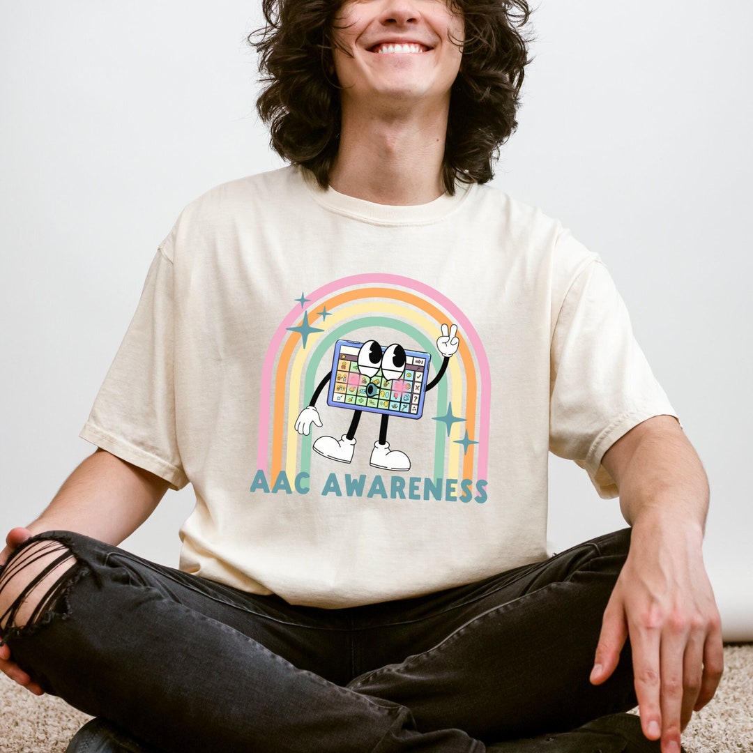 AAC Awareness Month Shirt: Retro SLP Sped Teacher Tee - Etsy