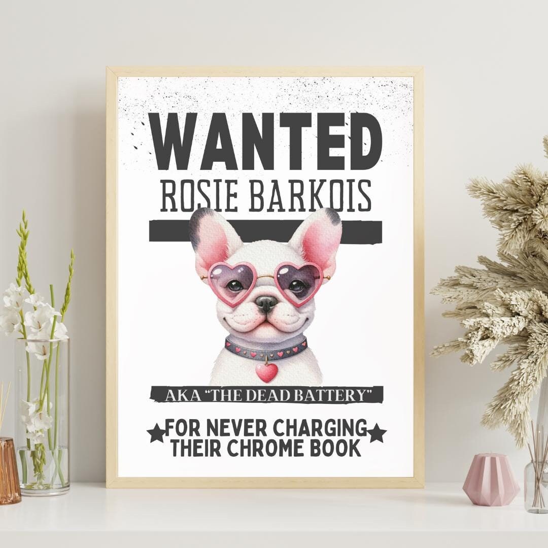 Charge Your Chromebook Poster - Funny Middle School Poster - Funny ...