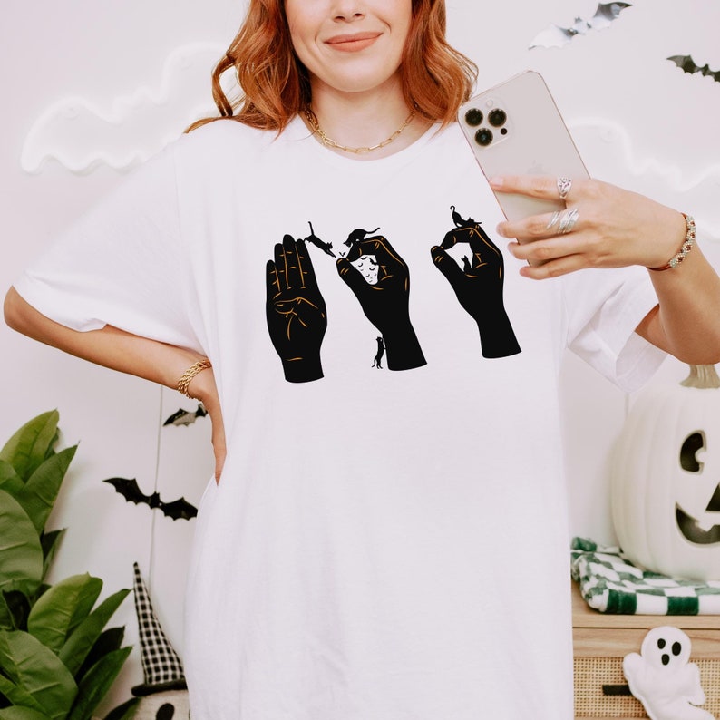 ASL Halloween Cat Shirt - Sign Language Shirt - Diversity, Equity ...