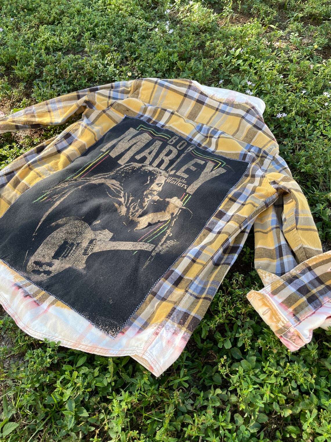 Vintage Reworked Distressed Repurposed Custom Unisex Flannel - Etsy