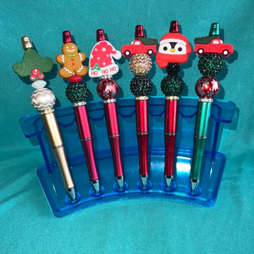Silicone Beaded Pen Customized Silicone Pen Cute Work Pens - Etsy