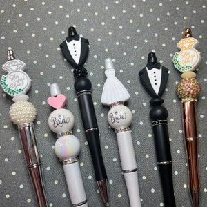 Bride & Groom Wedding Pens: Guest Book Bridal Set - Etsy