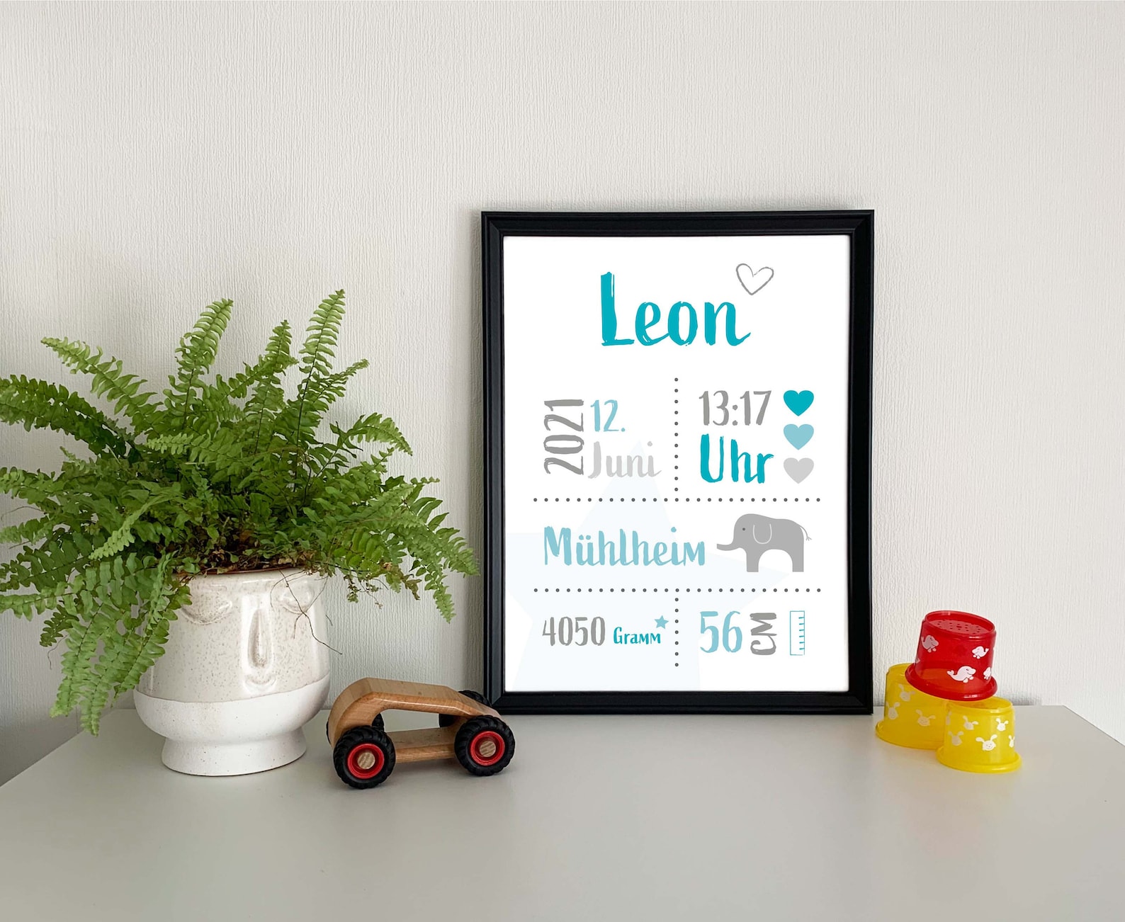 Geburtsposter personalisiert Geschenk zur Geburt Poster | Etsy