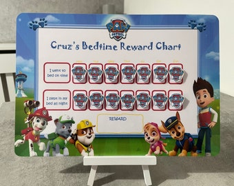 Bedtime Reward Chart - Etsy
