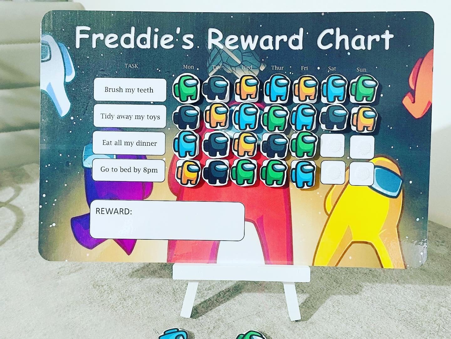 Among Us Reward Chart - Etsy Australia