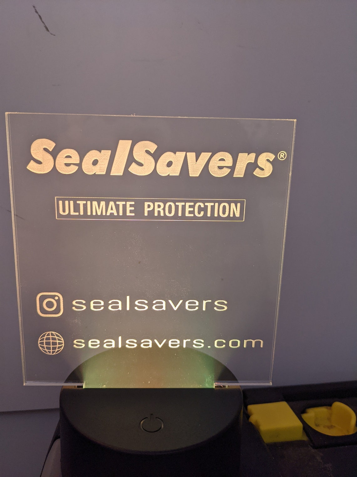 Custom LED Edge Lit Plexiglass Sign - Etsy