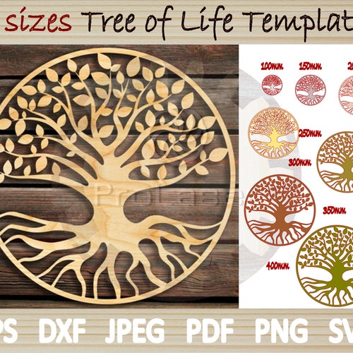 Tree of Life Portrait DXF File for Laser and Plasma Cut Svg - Etsy