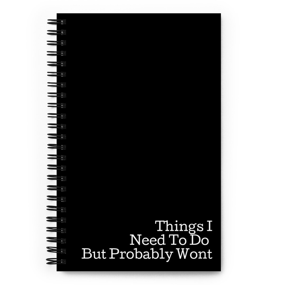 Funny Notebook, Blank Lined Coworker Gag Gift, Funny Spiral Notebook ...