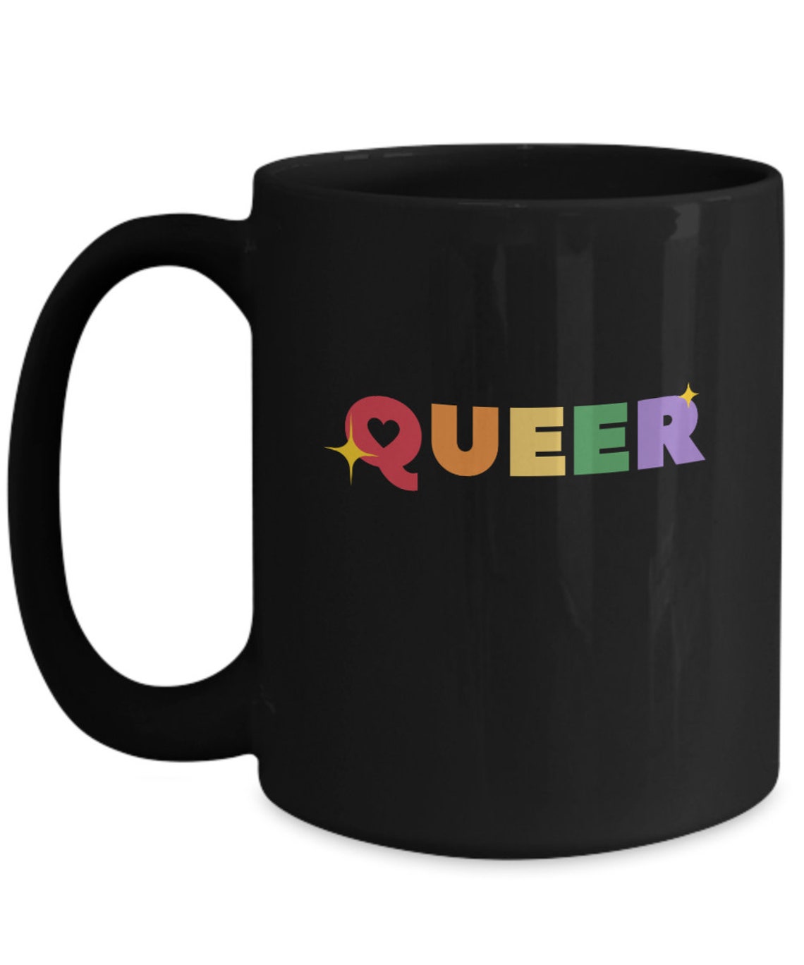 Rainbow Queer Coffee Mug Gay Pride Pride Mugs Lgbtq Etsy Uk