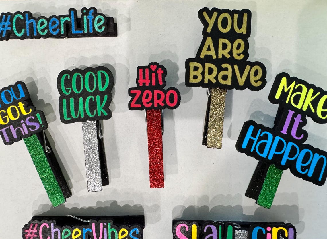 CUSTOM Volleyball Pins Sports Glitter Spirit Pins Good Luck Pins Pin Me ...