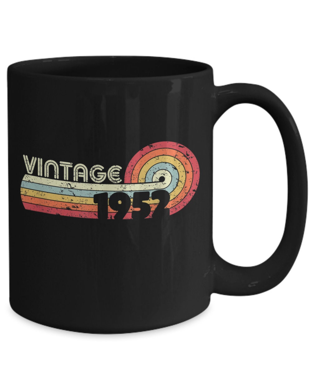Vintage 1952 Birthday Mug, Diner Coffee Mugs, Heavy Retro, Retro Mug ...