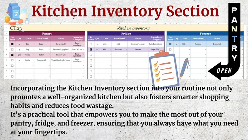 Ultimate Hyperlinked Recipe Book & Planner - Meal Planning, Kitchen ...